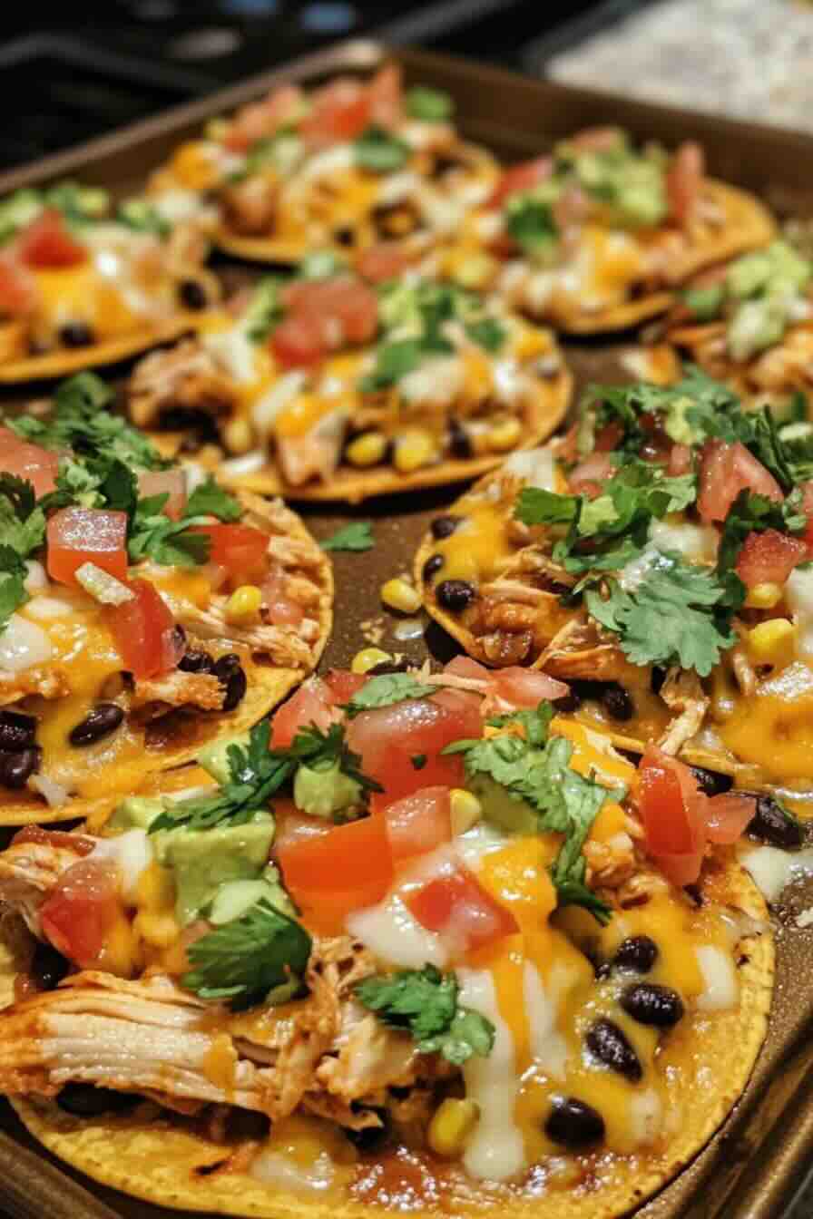 Chicken Tostadas - aryarecipes.com