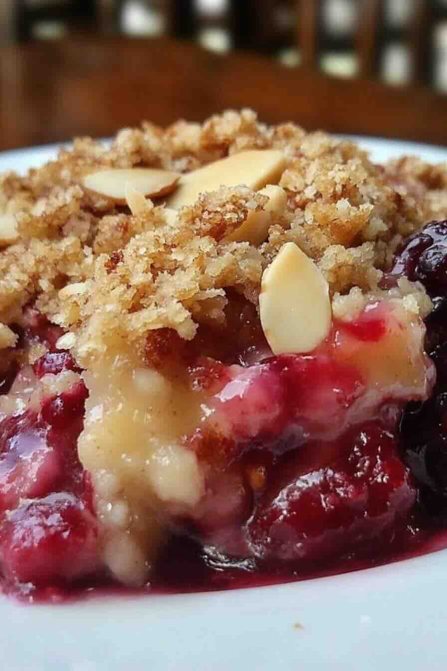 Rhubarb Raspberry Crunch - aryarecipes.com