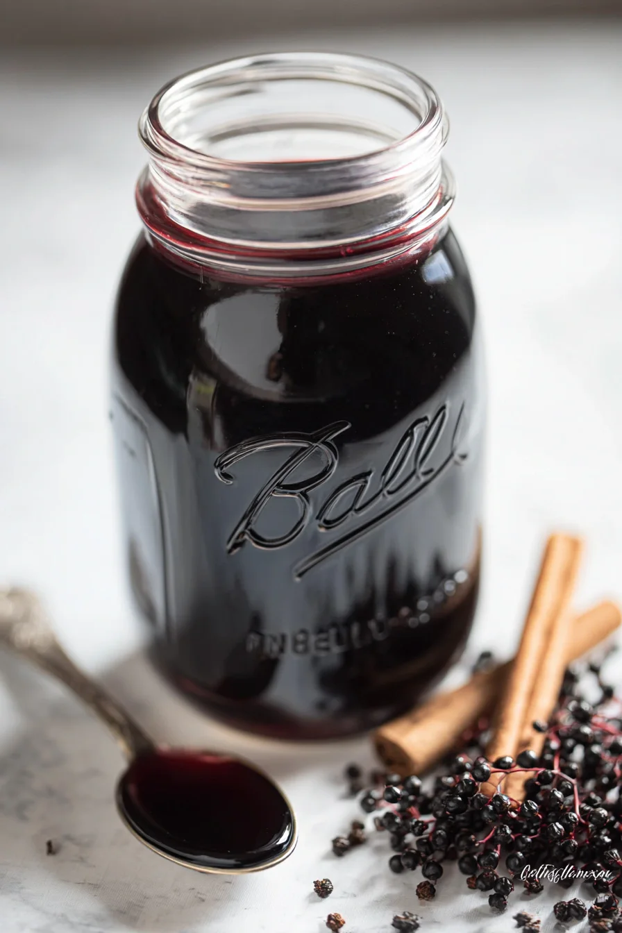 Elderberry Syrup Recipe - aryarecipes.com