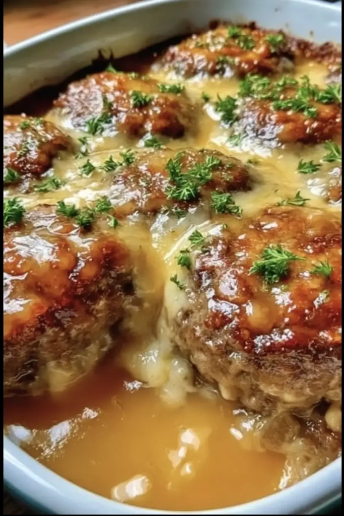 Amish Hamburger Steak Bake - aryarecipes.com