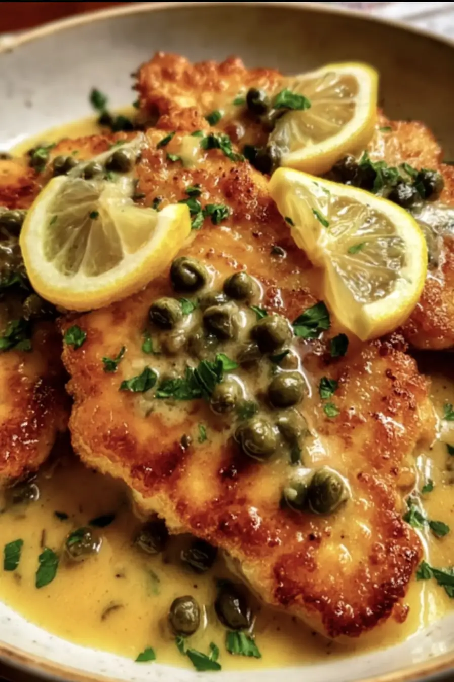 Chicken Piccata with Lemon-Caper Sauce - aryarecipes.com