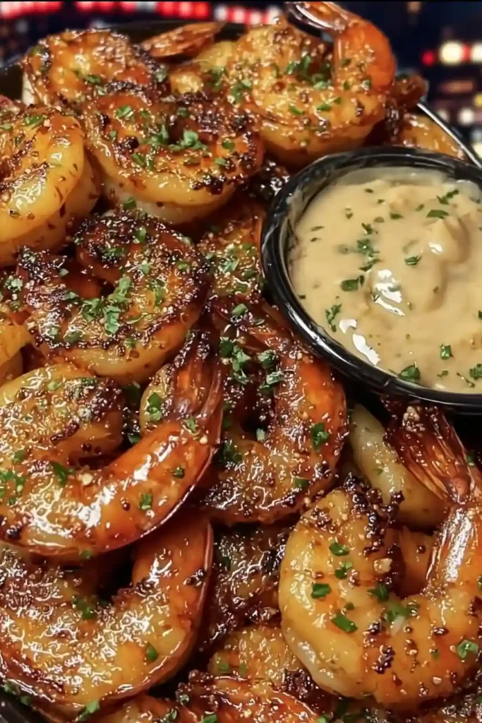 Crispy Garlic Butter Shrimp with Sweet Chili Glaze - aryarecipes.com