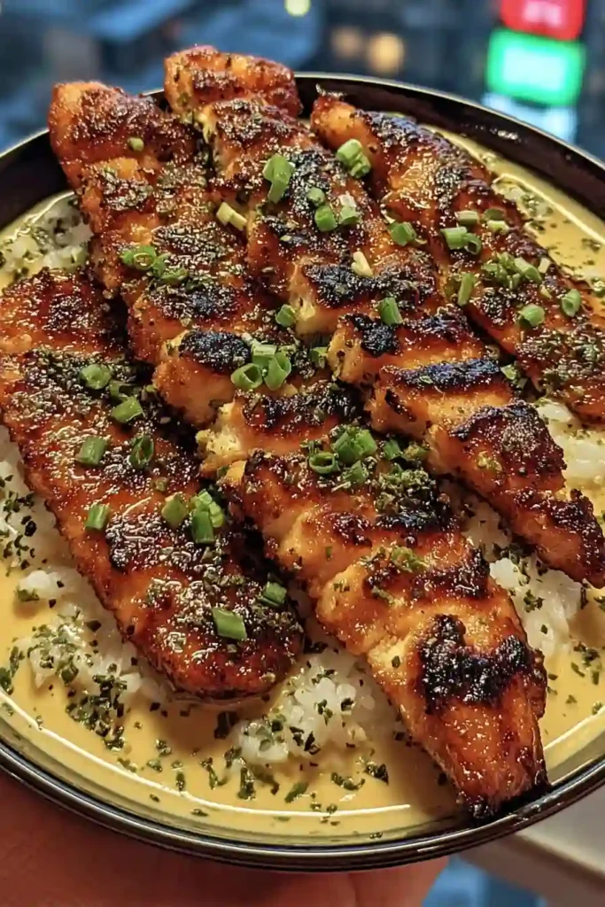 Teriyaki Chicken Strips Rice Bowls - aryarecipes.com